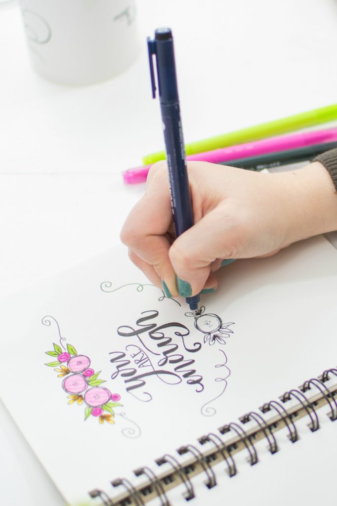 Basic Hand Lettering: JOY - Amy Latta Creations