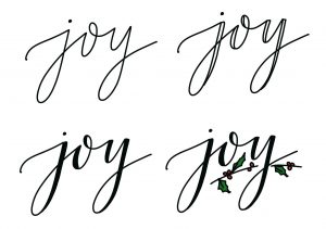 Basic Hand Lettering: JOY - Amy Latta Creations