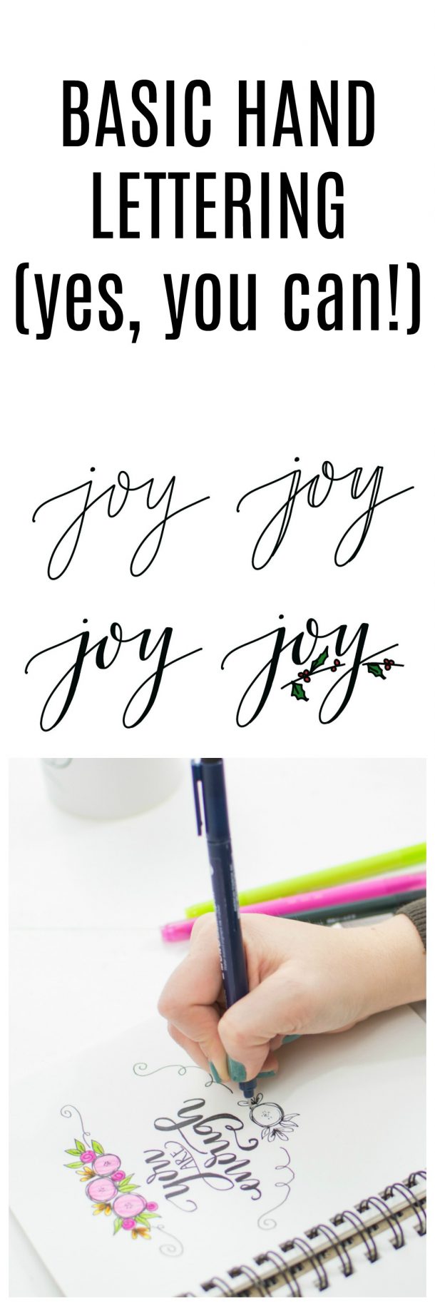 Basic Hand Lettering: JOY - Amy Latta Creations