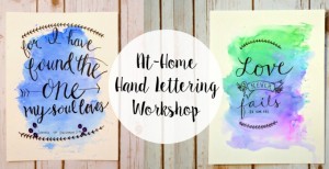 Host an At-Home Hand Lettering Workshop - Amy Latta Creations