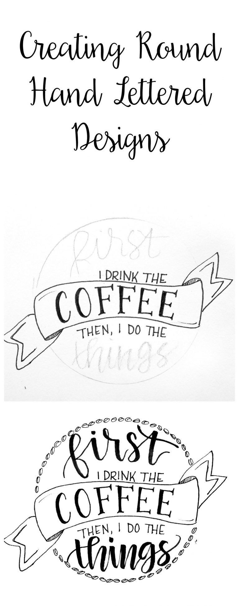 Basic Hand Lettering: Creating Round Designs - Amy Latta Creations