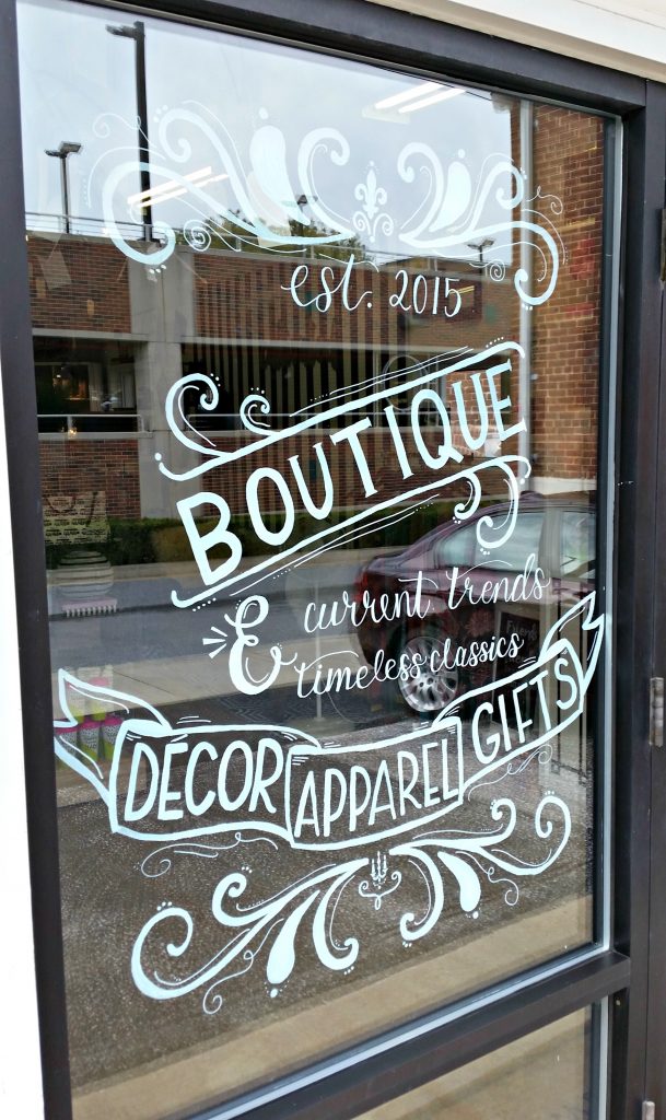 Hand Lettering: Shop Window - Amy Latta Creations