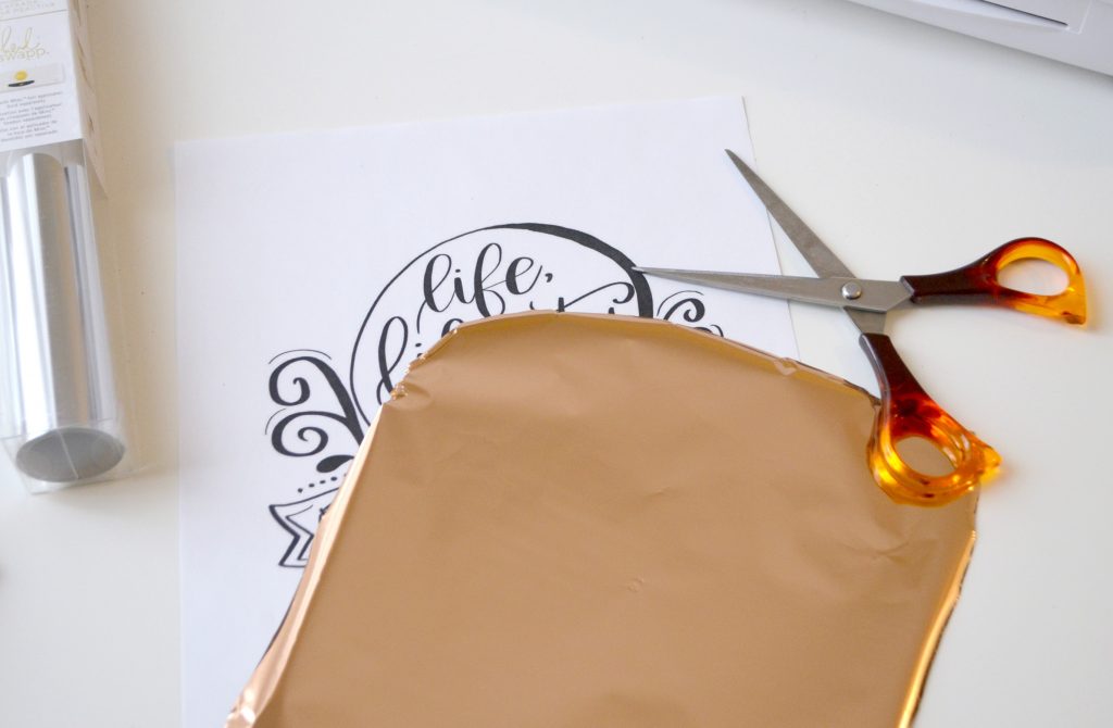 Foiled Hand Lettered Print with the Heidi Swapp Minc - Amy Latta Creations