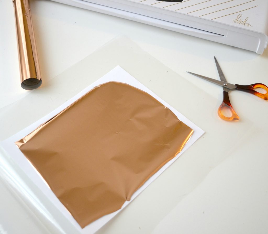 Foiled Hand Lettered Print with the Heidi Swapp Minc - Amy Latta Creations