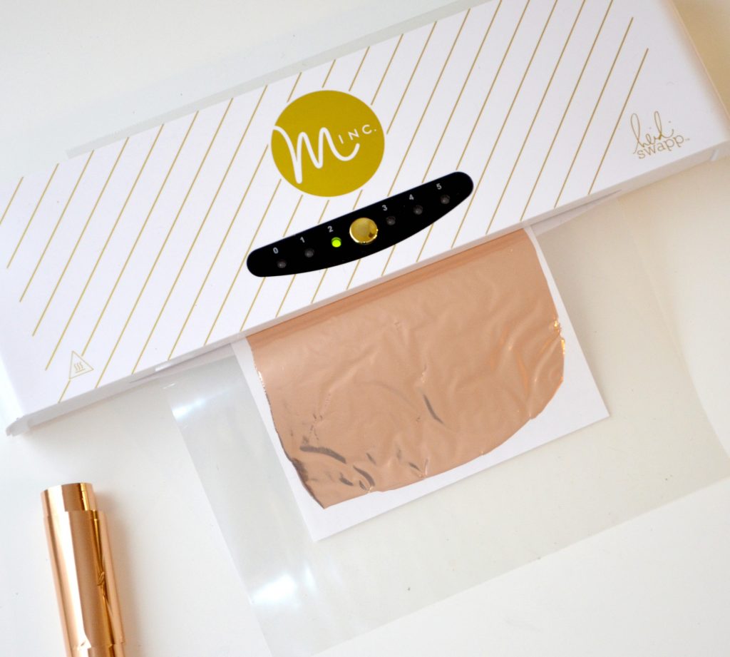 Foiled Hand Lettered Print with the Heidi Swapp Minc - Amy Latta Creations