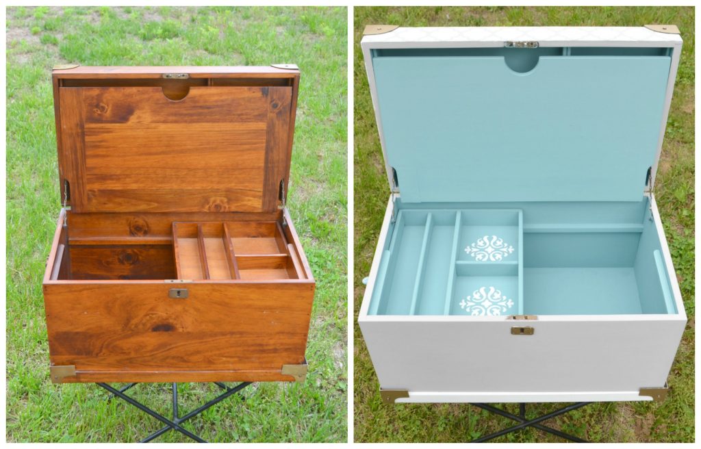 Painted Wooden Chest: A Makeover with FolkArt Home Decor Chalk Paint ...