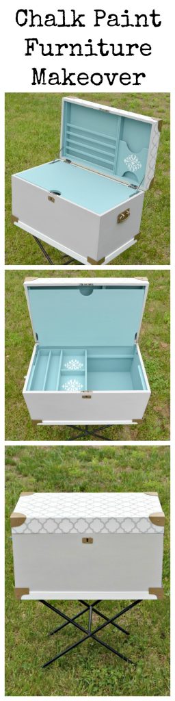 Painted Wooden Chest: A Makeover with FolkArt Home Decor Chalk Paint ...