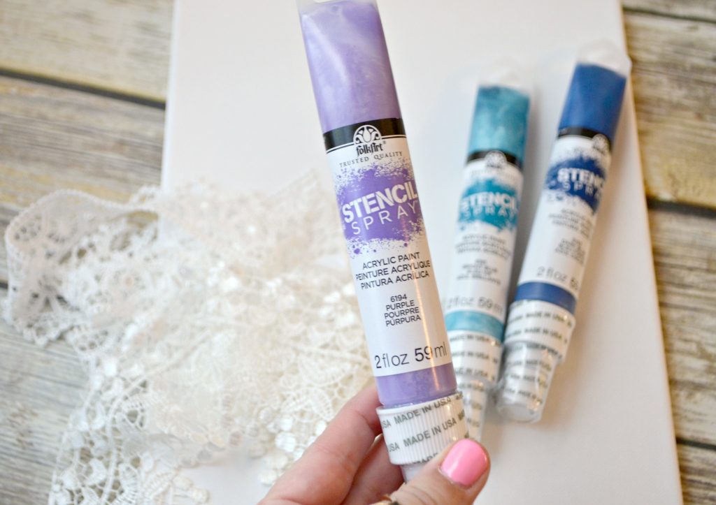 Fun With Paint: Spray Splatter Canvas - Amy Latta Creations