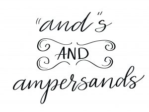 Free Hand Lettering Practice Page: "And" and Ampersands - Amy Latta ...