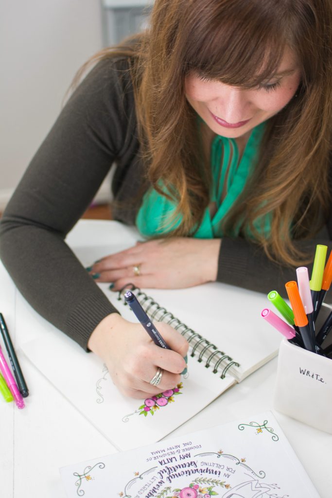 Hand Lettered Fonts: Noelle Script & Latta Print - Amy Latta Creations