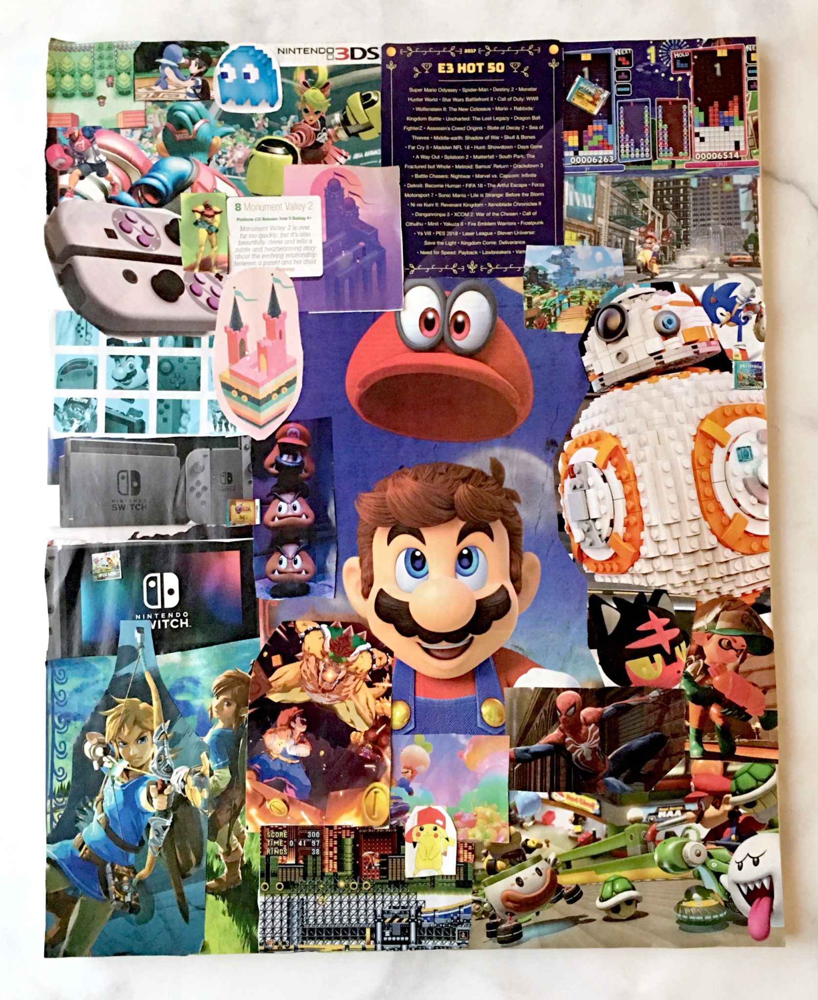 Video Game Collages Games