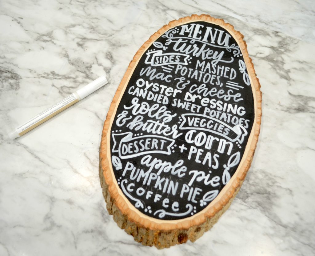 Hand Lettered Farmhouse Style Menu Board - Amy Latta Creations