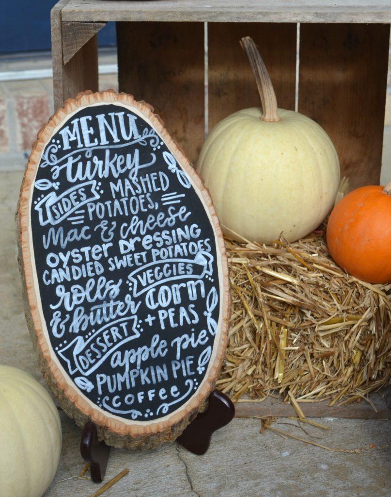 Hand Lettered Farmhouse Style Menu Board - Amy Latta Creations
