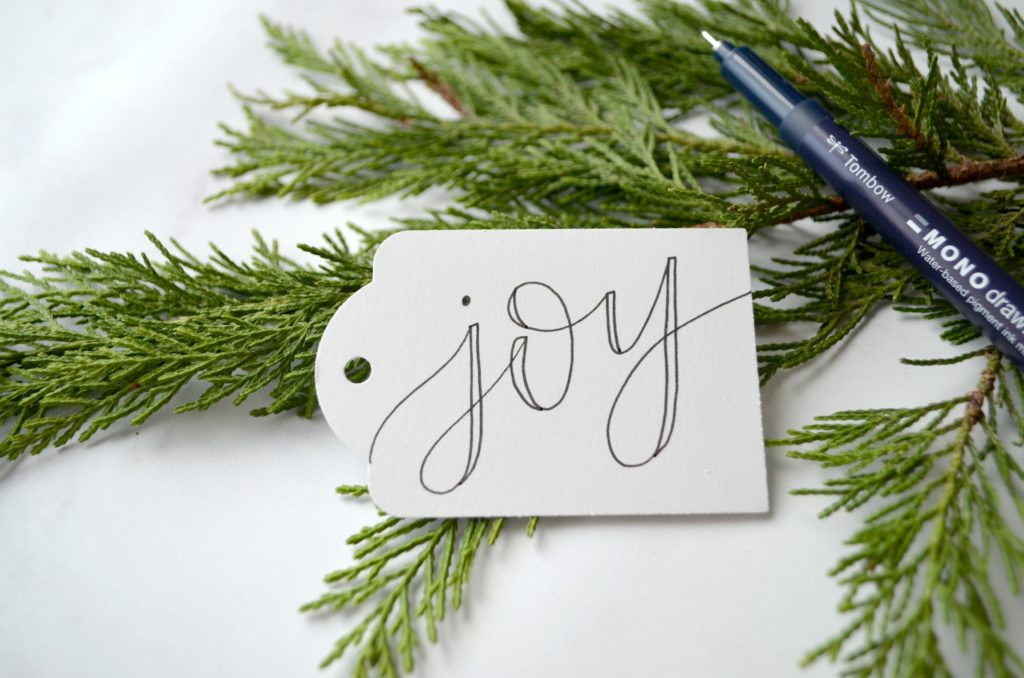 Hand Lettering Basics & Printable Hand Lettered Gift Tags - Amy Latta ...