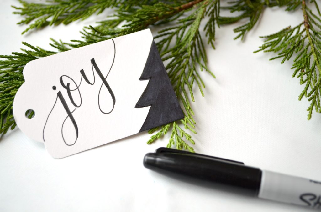 Hand Lettering Basics & Printable Hand Lettered Gift Tags - Amy Latta ...