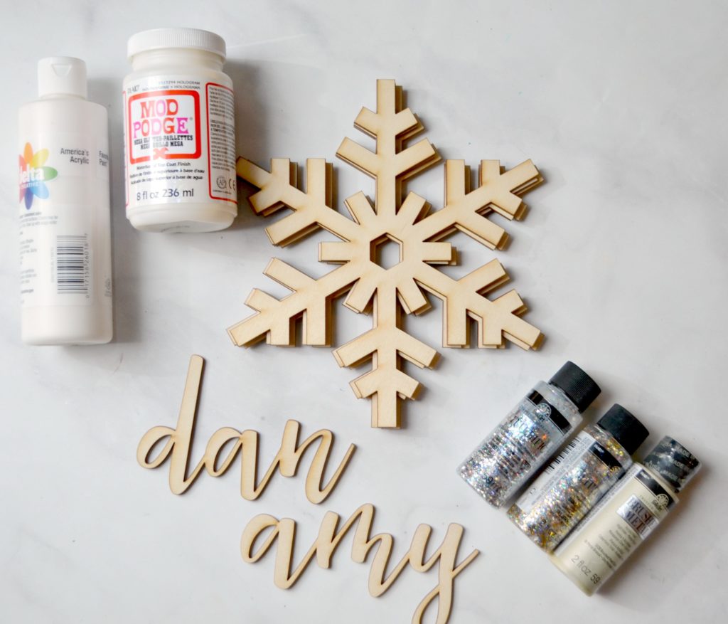 Personalized Snowflake Name Kits from Craft Cuts - Amy Latta Creations