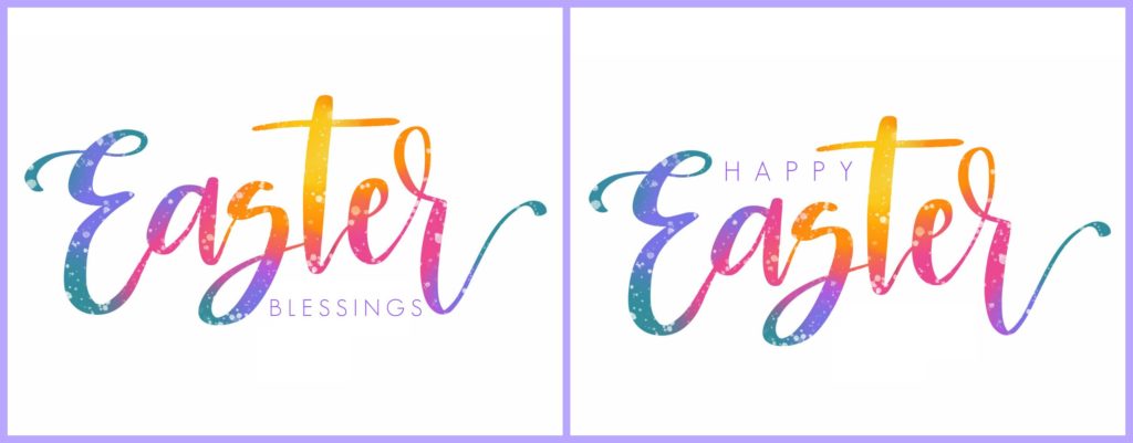 Free Hand Lettered Easter Printables - Amy Latta Creations