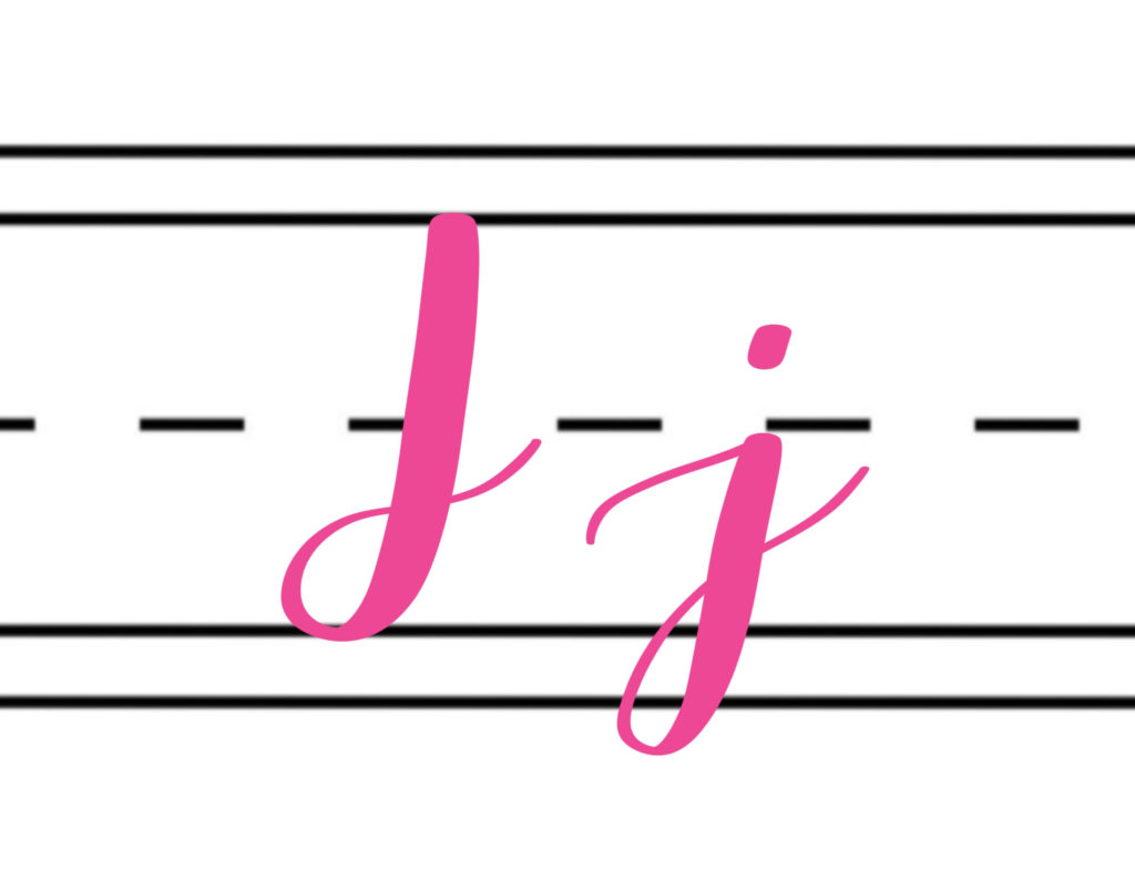 Free Hand Lettering Practice Sheets: J - Amy Latta Creations