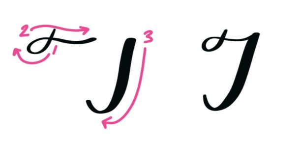 Free Hand Lettering Practice Sheets: T - Amy Latta Creations