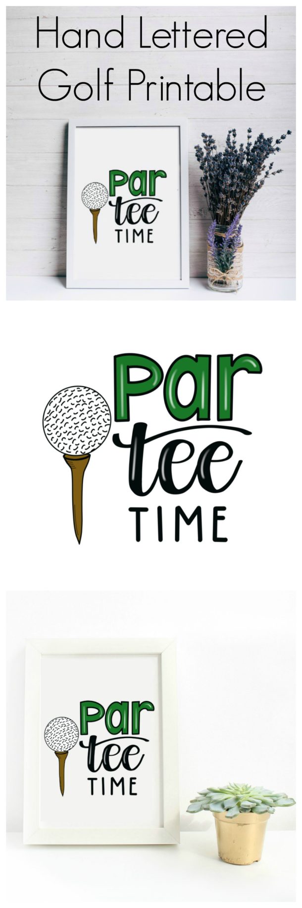 Hand Lettered Golf Printable - Amy Latta Creations