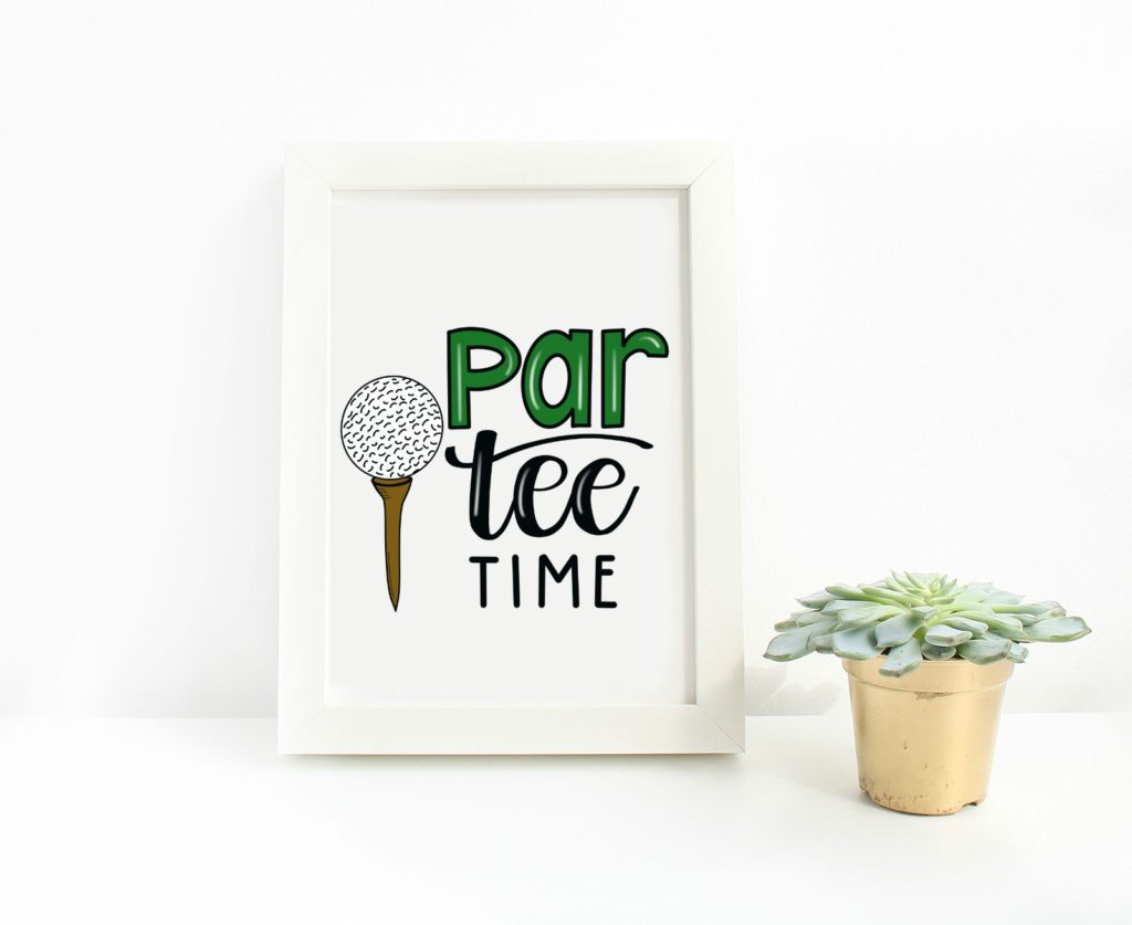 Hand Lettered Golf Printable - Amy Latta Creations