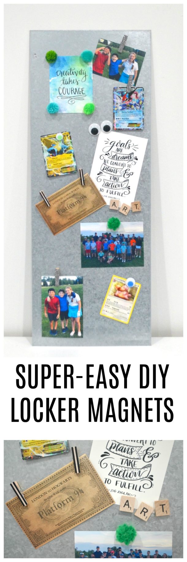 Super-Easy DIY Locker Magnets - Amy Latta Creations