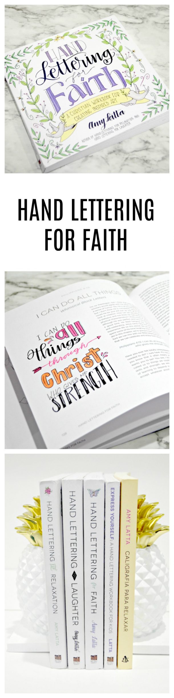 Hand Lettering for Faith: A Bible Journaling Book - Amy Latta Creations