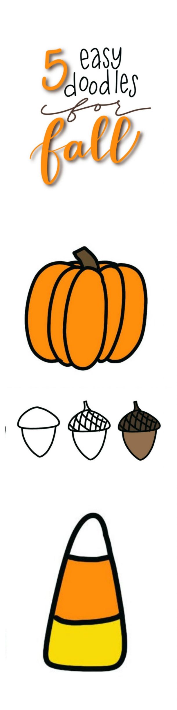 5 Easy Fall Doodles - Amy Latta Creations