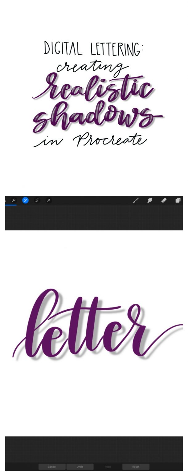 Digital Lettering: Creating Realistic Shadows in Procreate - Amy Latta ...