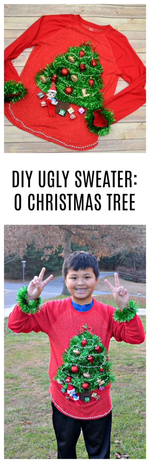 DIY Ugly Sweater: O Christmas Tree - Amy Latta Creations