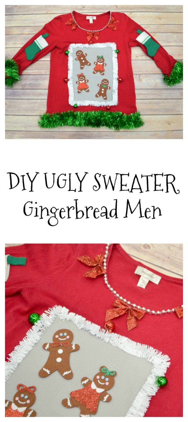 DIY Ugly Sweater: Gingerbread Men - Amy Latta Creations