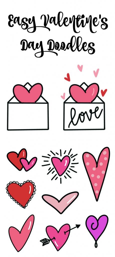 10 Easy Valentine's Day Doodles - Amy Latta Creations