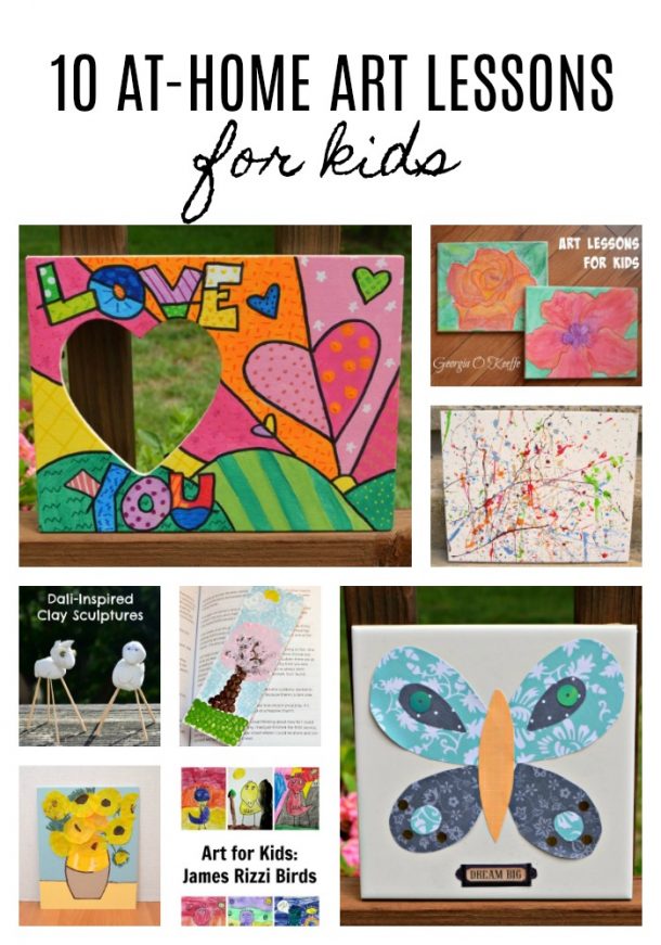 10 At-Home Art Lessons for Kids - Amy Latta Creations