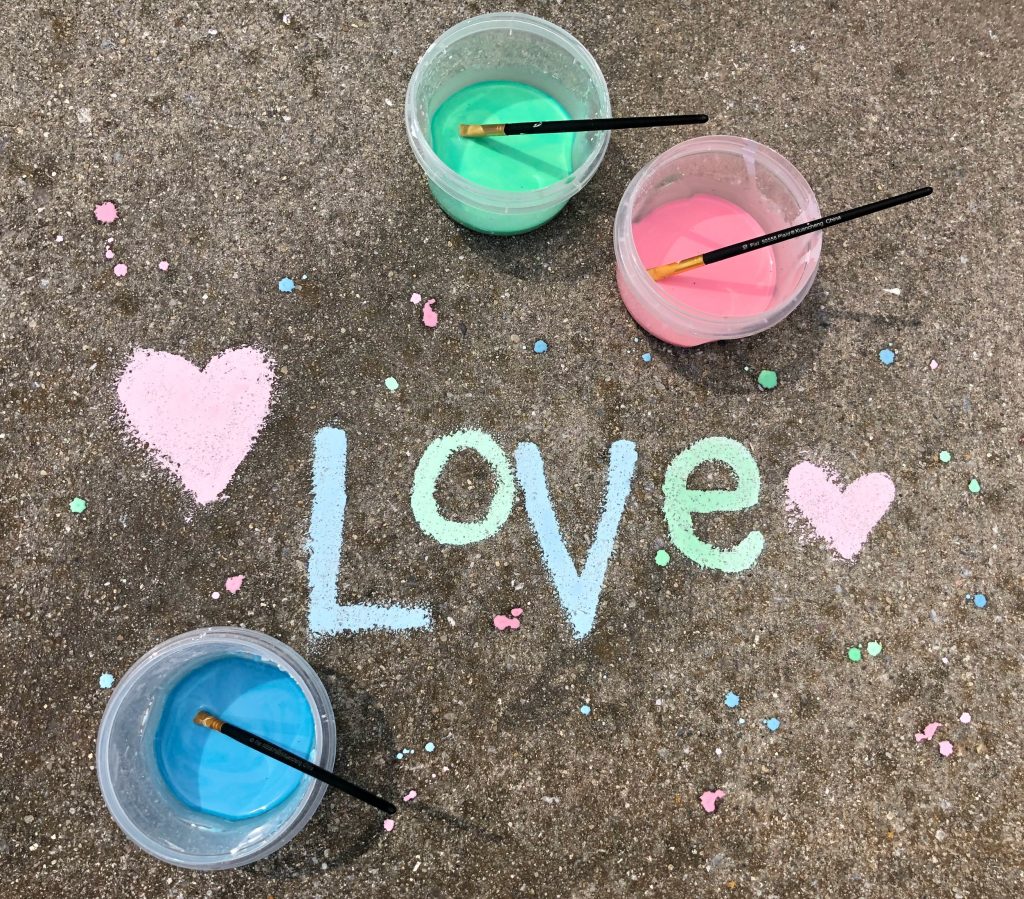 DIY Sidewalk Chalk Paint - Amy Latta Creations
