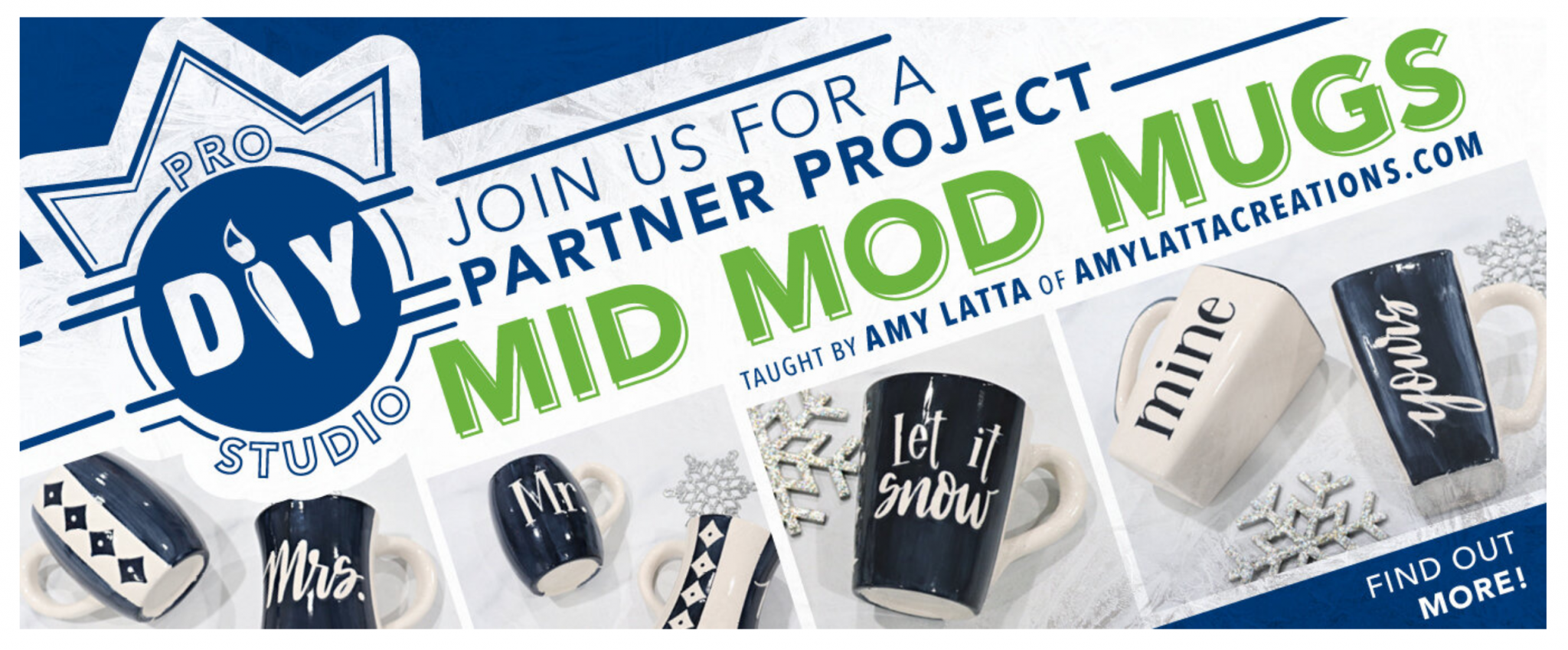 DIY At-Home Mid Mod Mugs - Amy Latta Creations