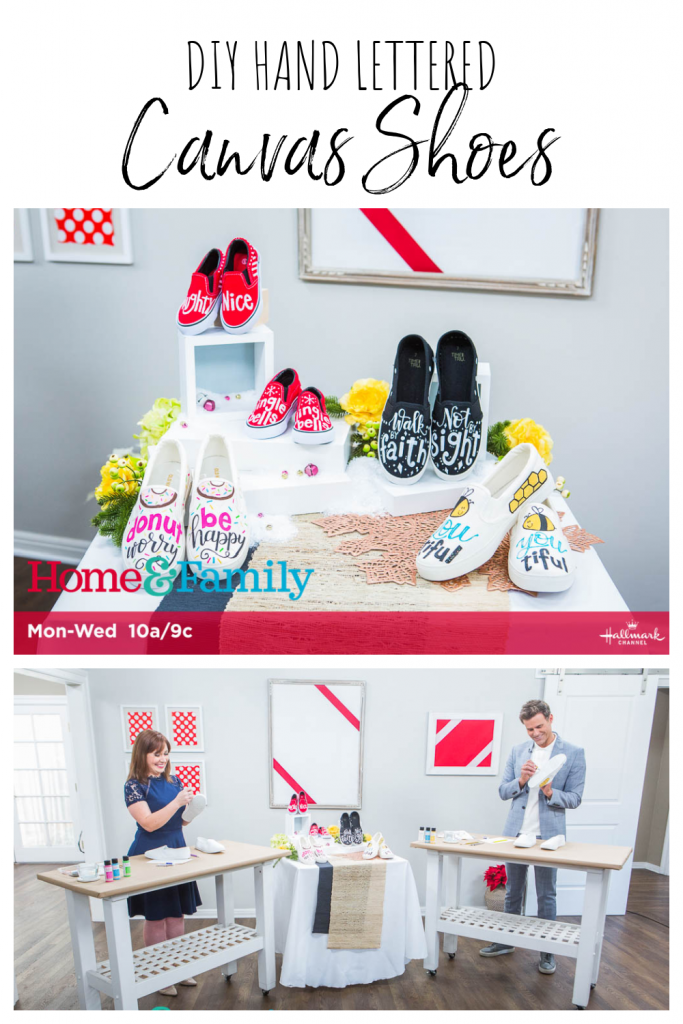 DIY Hand Lettered Shoes - Amy Latta Creations