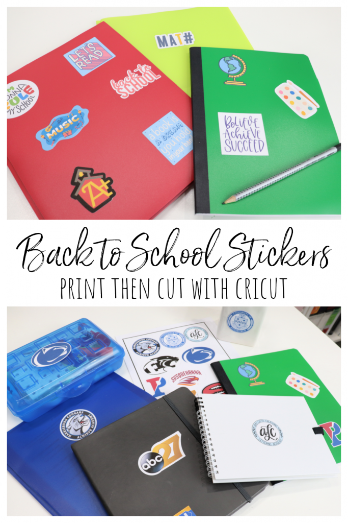 Back to School Stickers: Print then Cut with Cricut - Amy Latta Creations