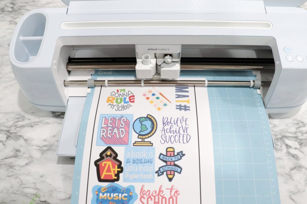 Back to School Stickers: Print then Cut with Cricut - Amy Latta Creations