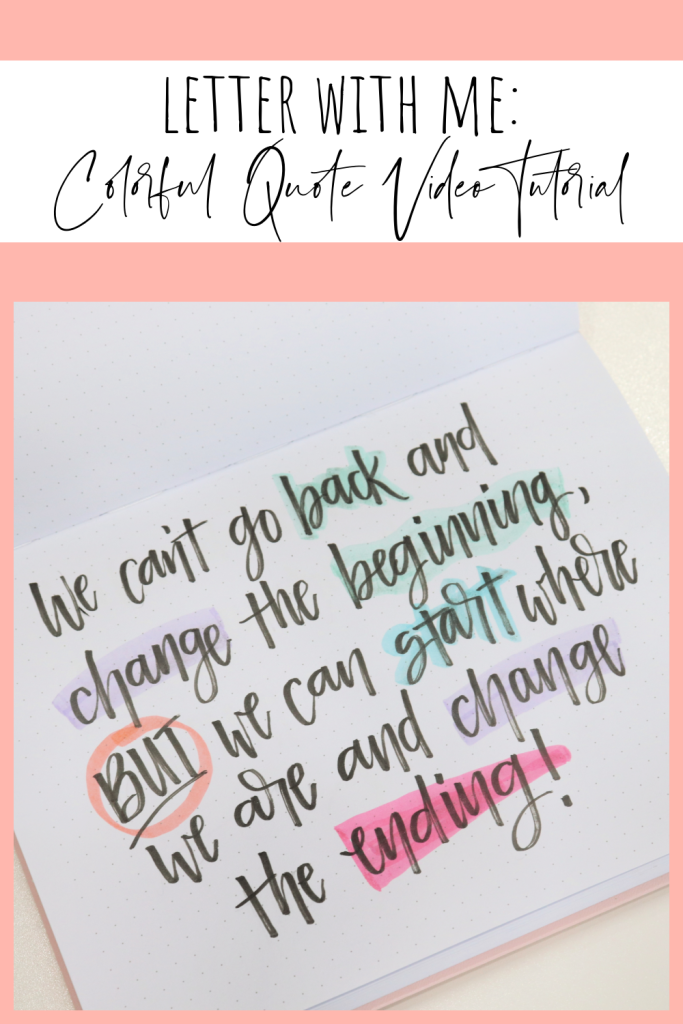 Letter a Quote With Me! - Amy Latta Creations