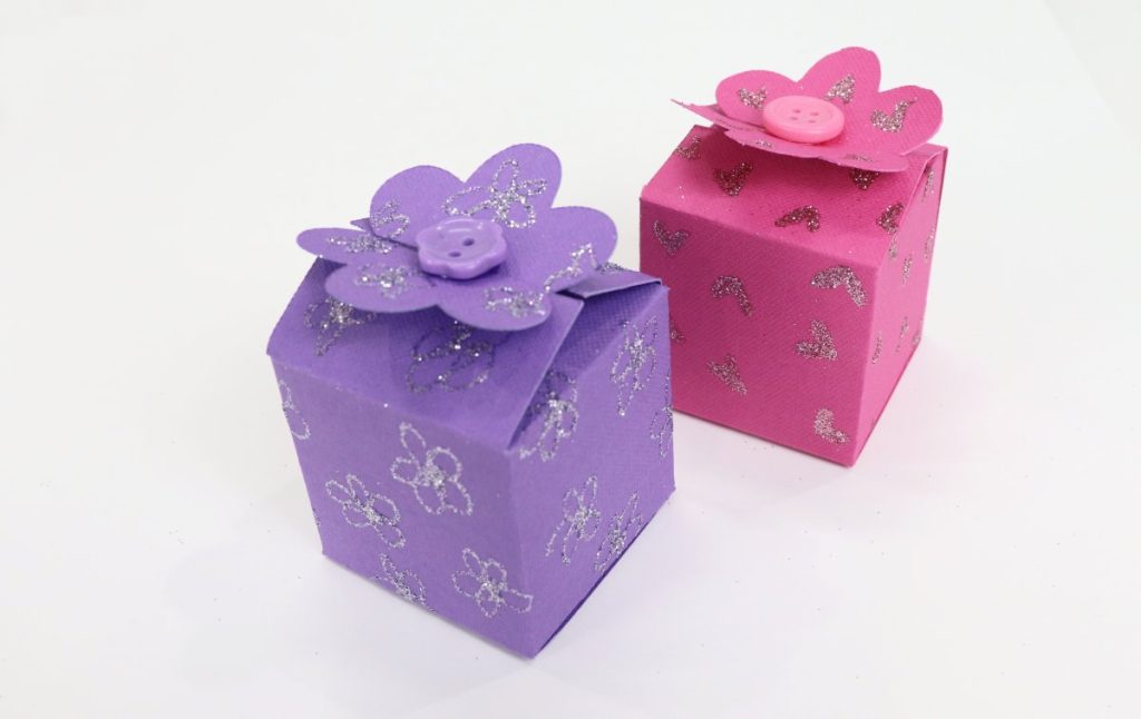 Glittered Gift Box - Amy Latta Creations