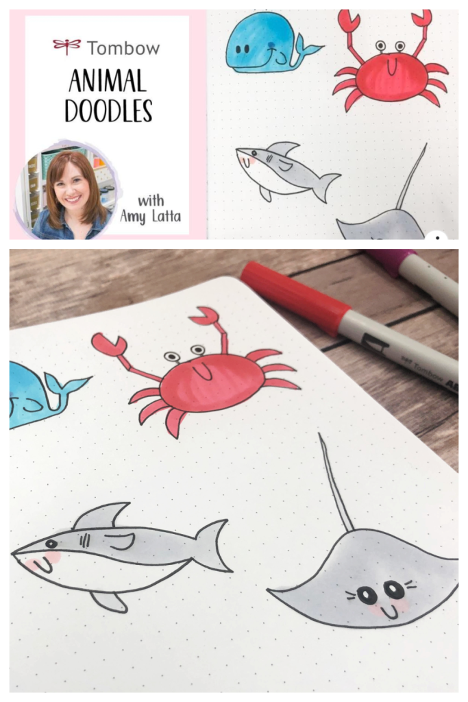 How to Doodle Sea Animals - Amy Latta Creations