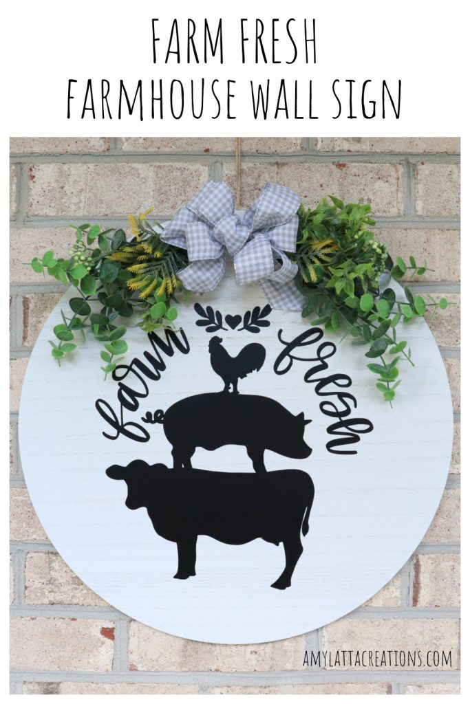 Farm Fresh Wall Sign - Amy Latta Creations