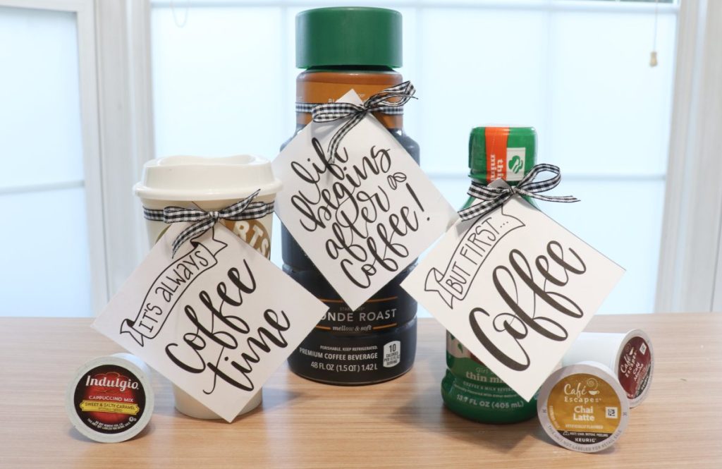 Printable Coffee Gift Tags - Amy Latta Creations