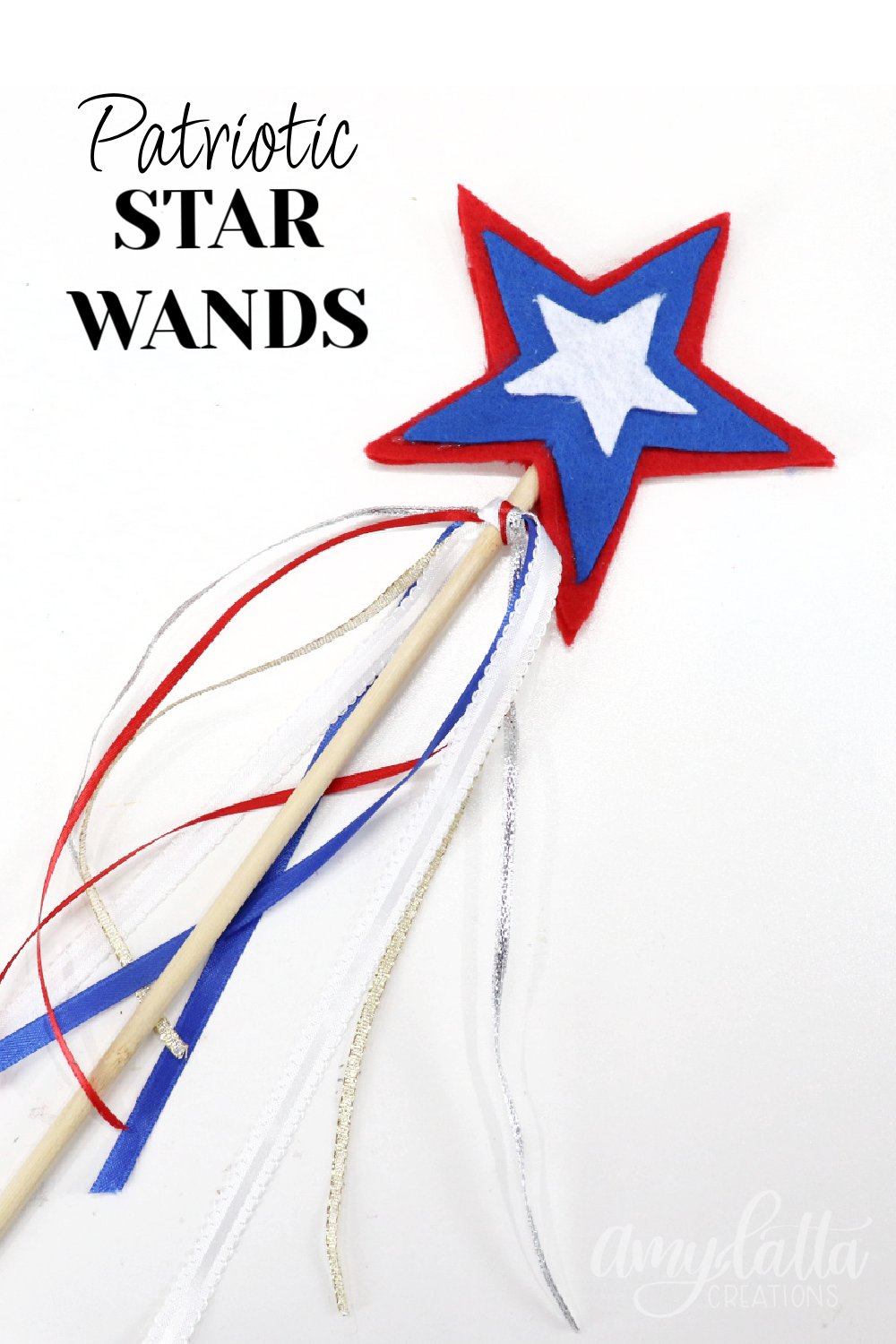Patriotic Star Wands - Amy Latta Creations