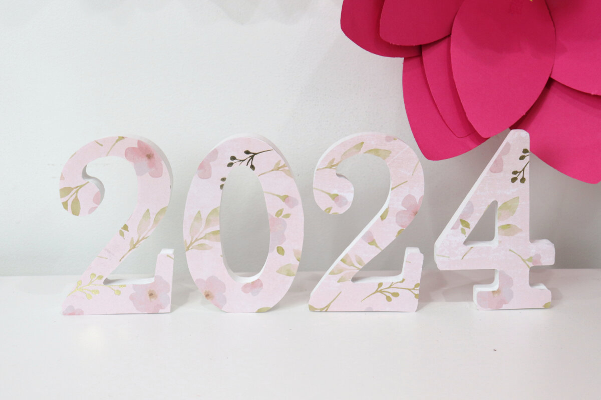 Decorative Wooden Numbers - Amy Latta Creations