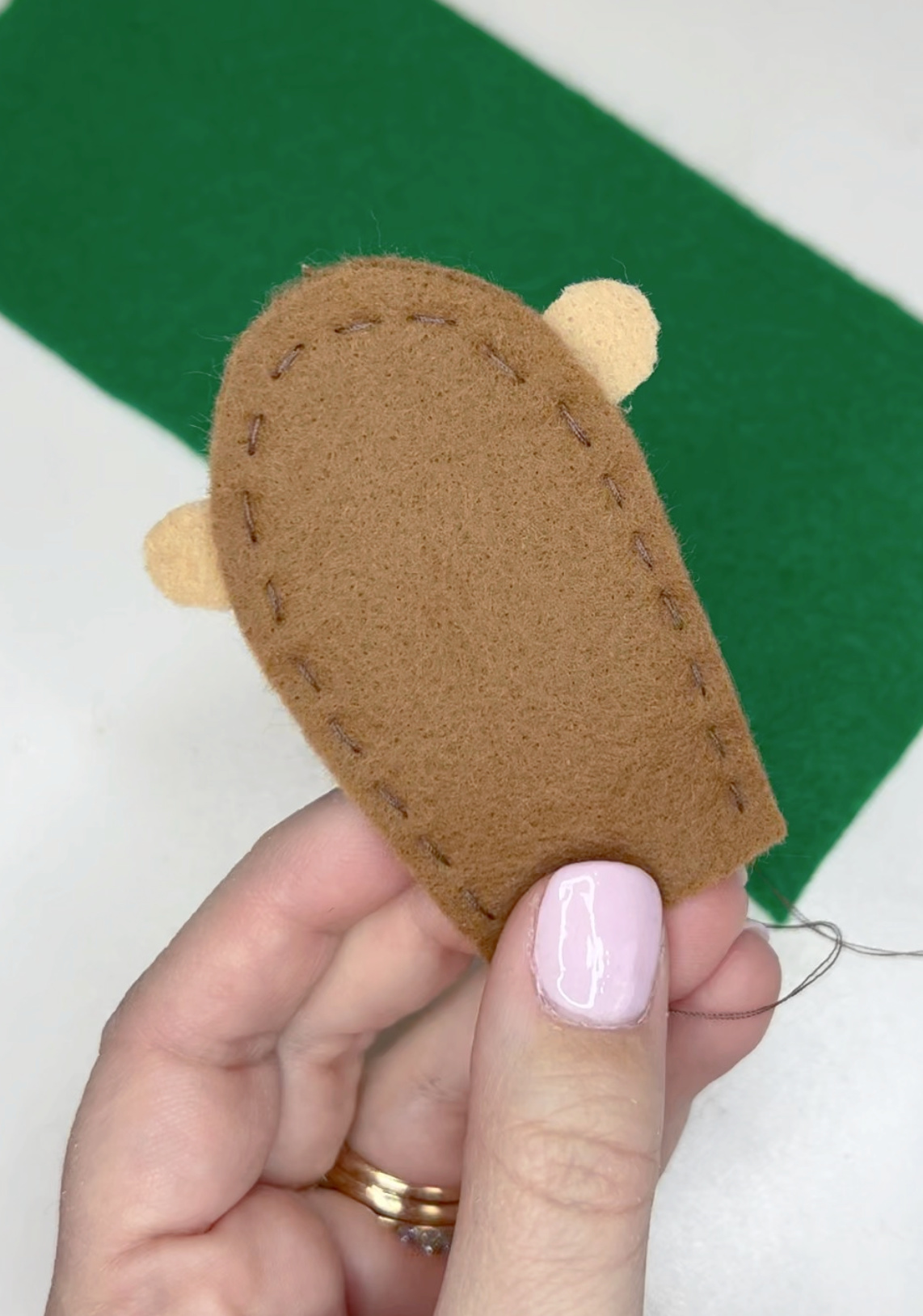 Felt Groundhog Puppet - Amy Latta Creations