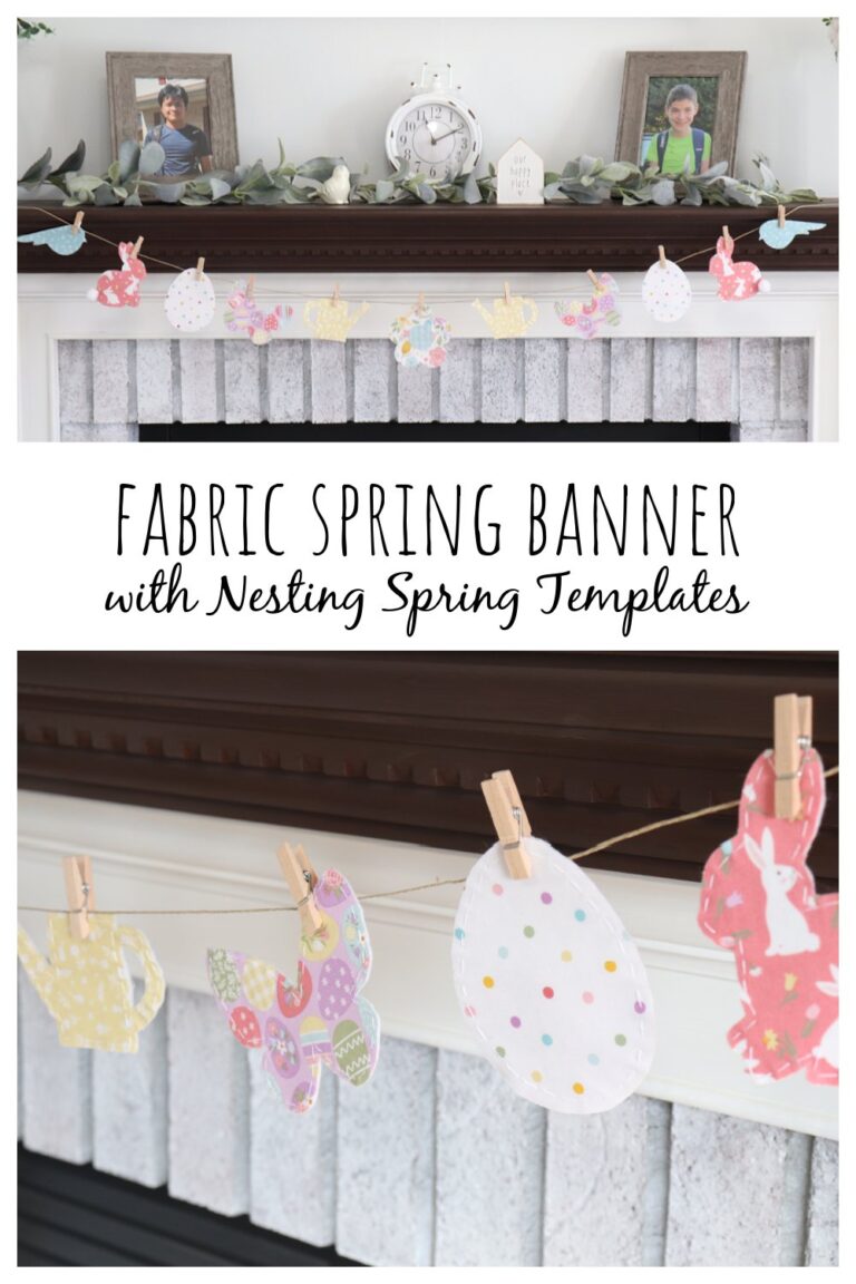 Fabric Spring Banner - Amy Latta Creations