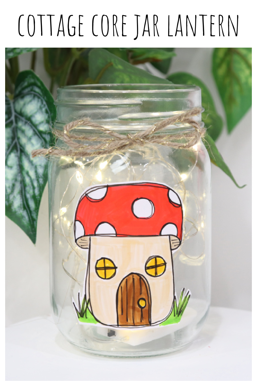 Cottage Core Jar Lantern - Amy Latta Creations
