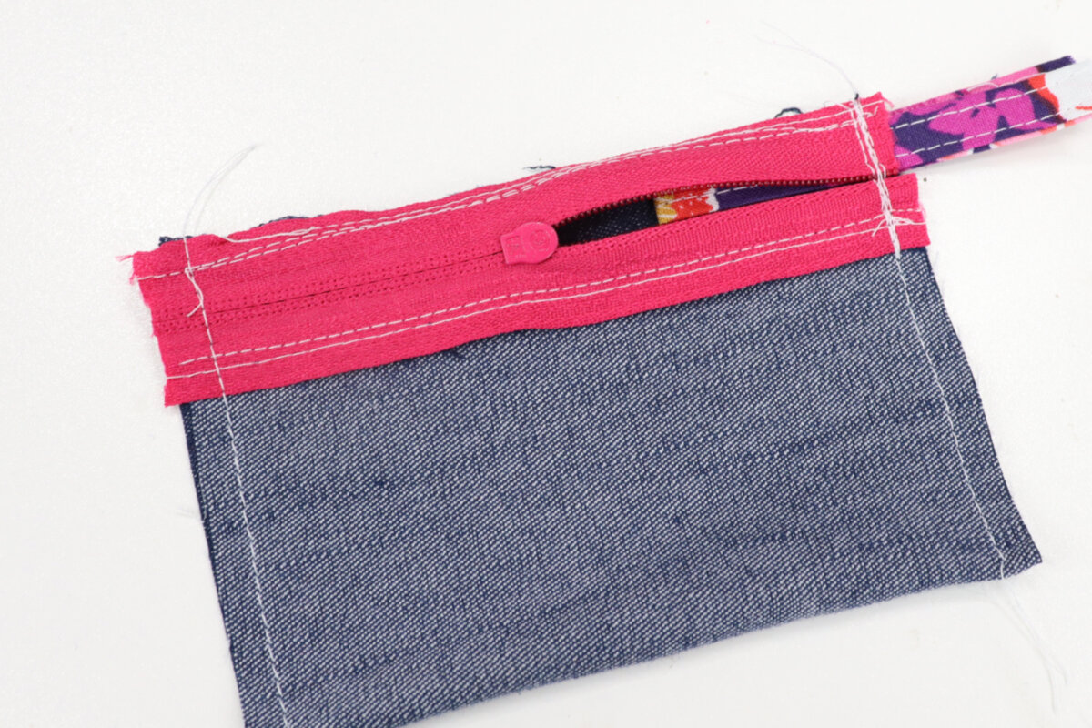Upcycled Denim Coin Purse - Amy Latta Creations