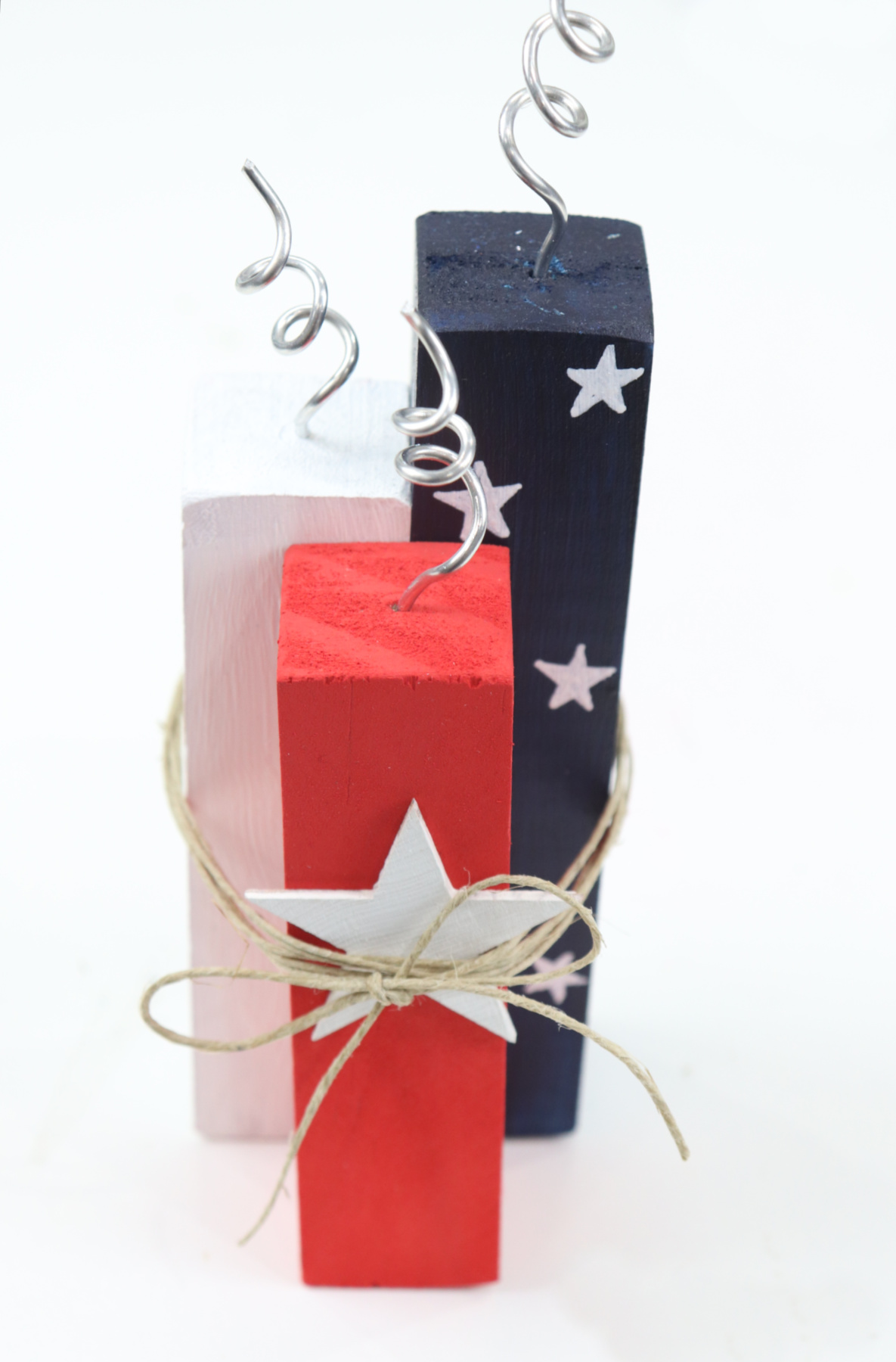Wooden Block Firecrackers - Amy Latta Creations